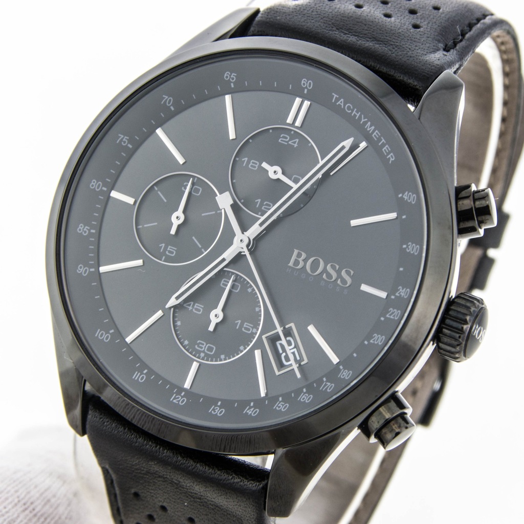 Zegarek HUGO BOSS 1513474 GRAND PRIX chronograf - 7955174583 ...
