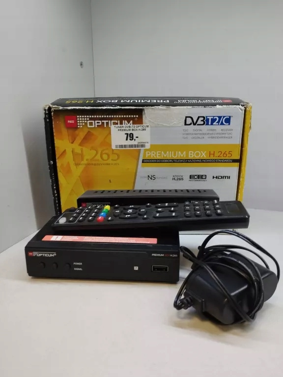 TUNER DVB-T2 OPTICUM PREMIUM BOX H.265 - 16613877437 - oficjalne archiwum Allegro