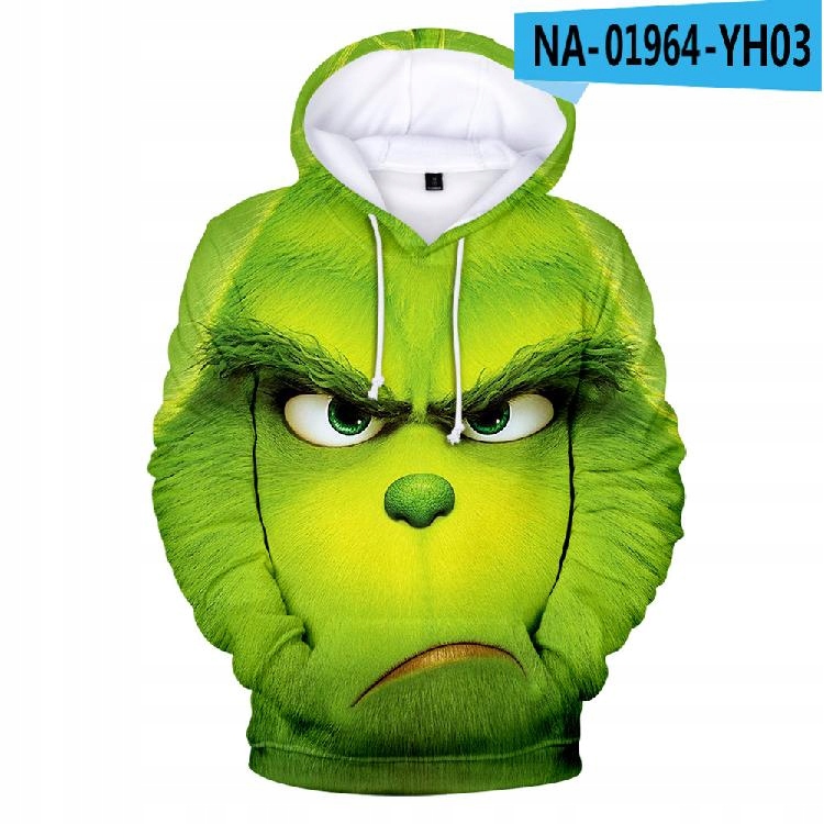 Bluza Grinch Boże Narodzenie Sweter un żołni XXL - 11231070218 ...
