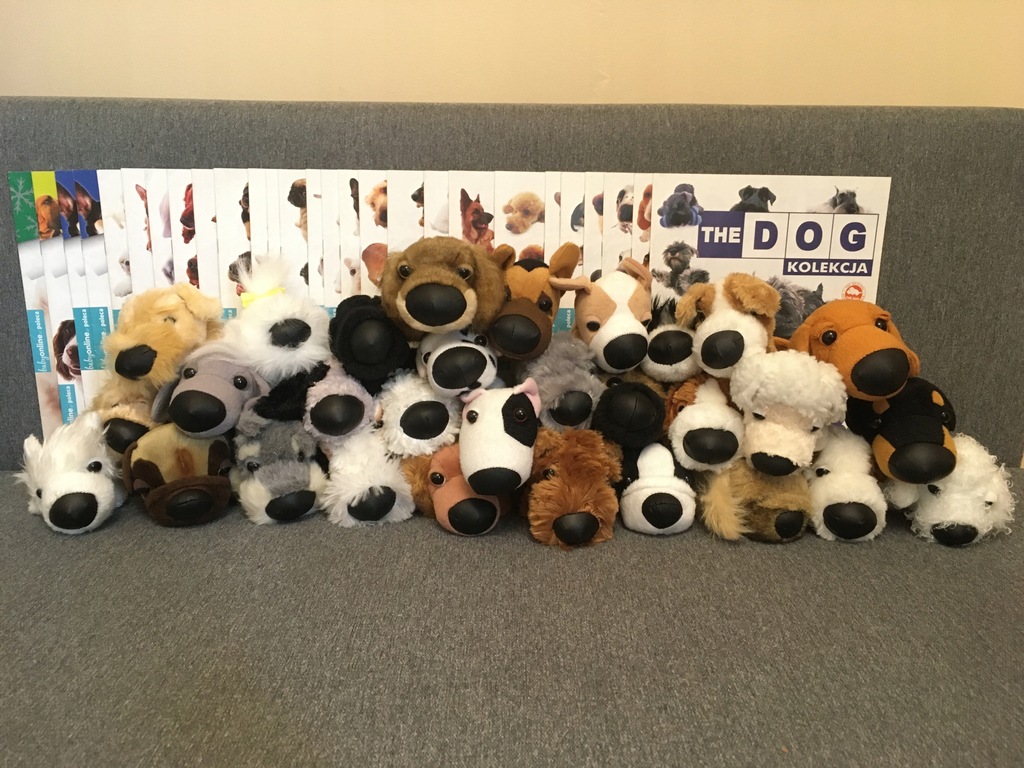 Maskotki THE DOG 30 oryginalnych piesków + GRATIS - 13143887782 ...