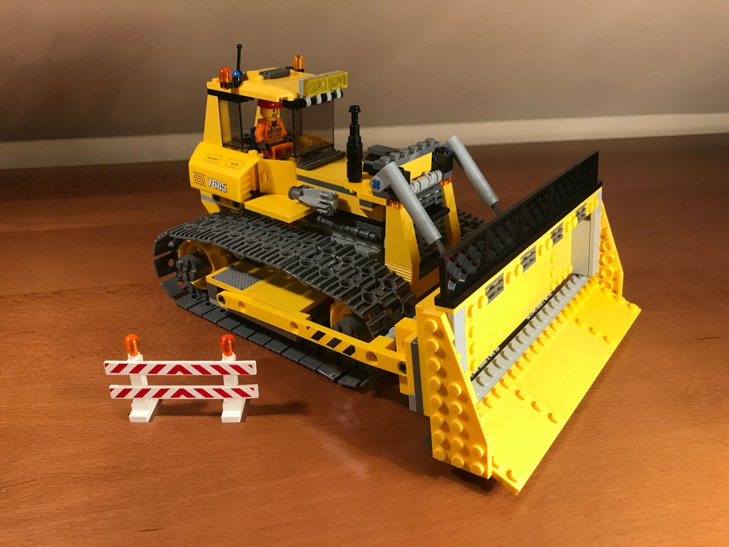 LEGO City Budowa Buldożer Spychacz 7685 100% - 9928719687 - oficjalne ...