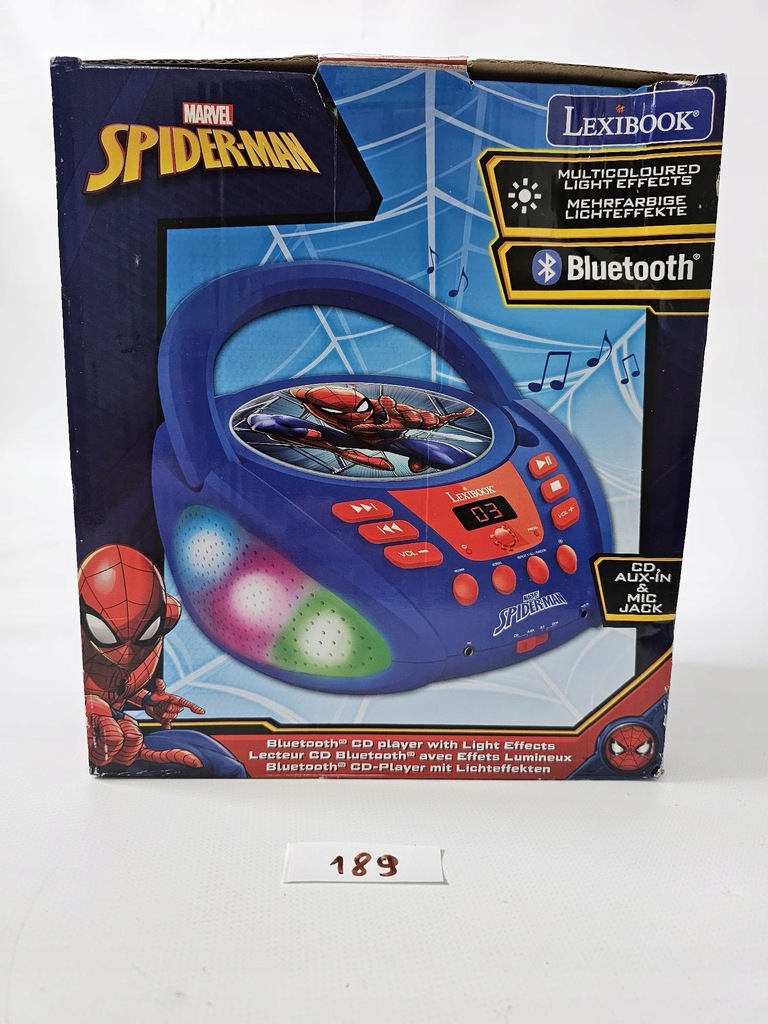 Spider-man Boombox, Aux, Bluetooth, CD - 13452776386 - oficjalne ... Spider-man Boombox, Aux, Bluetooth, CD - 13452776386 - oficjalne ...