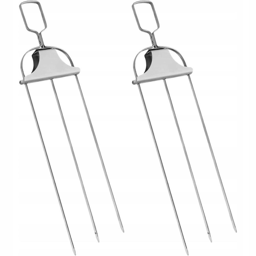 Rotisserie Spit Rod Kabob Grill Meat Roast Fork - 14011477068 ...