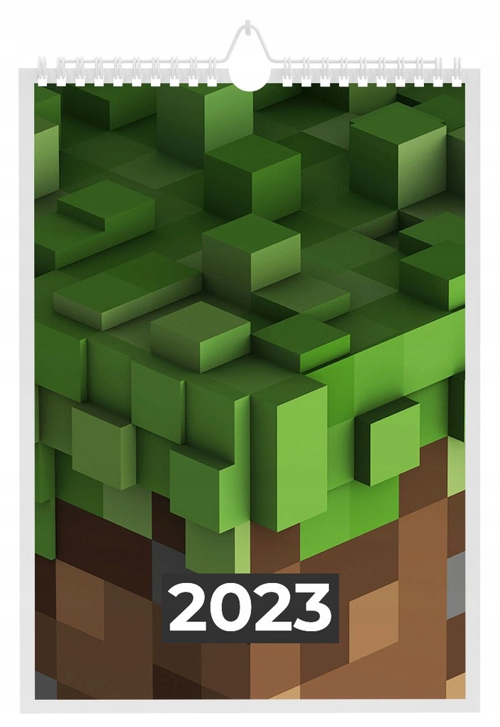 Kalendarz MINECRAFT 2023 ścienny 13 stron A3 - 12586831984 - oficjalne ...