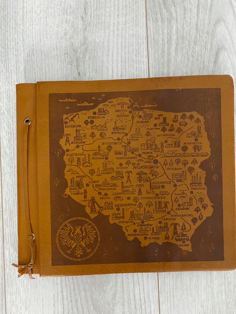 ALBUM NA ZDJĘCIA Z PRL MAPA POLSKI MIASTA - 12703391571 - oficjalne ...