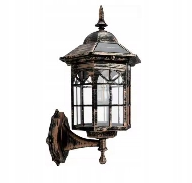RETRO LAMPA SOLARNA KINKIET NA ŚCIANE LUB WBIJANA DO OGRODU - 17248262334 - oficjalne archiwum ...