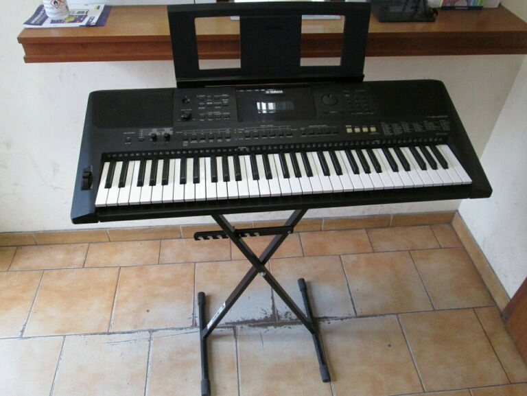 KEYBOARD YAMAHA PSR E453 / KOMPLET / STATYW - 12406867274 - oficjalne archiwum Allegro