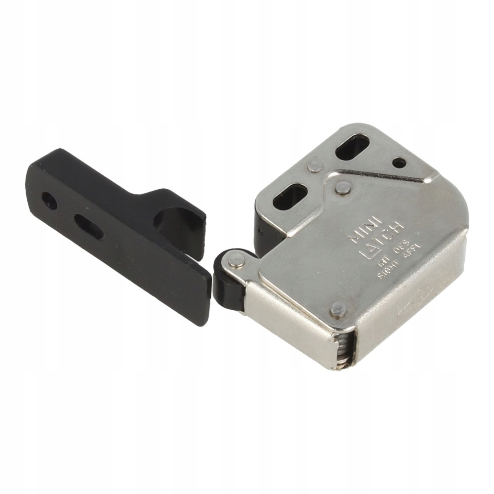 Zatrzask meblowy MINI LATCH metalowy PUSH TO OPEN - 11315734185 - oficjalne archiwum Allegro