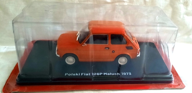 POLSKI FIAT 126P MALUCH 1973 1/24 SAMOCHODY PRL - 14354987067 ...