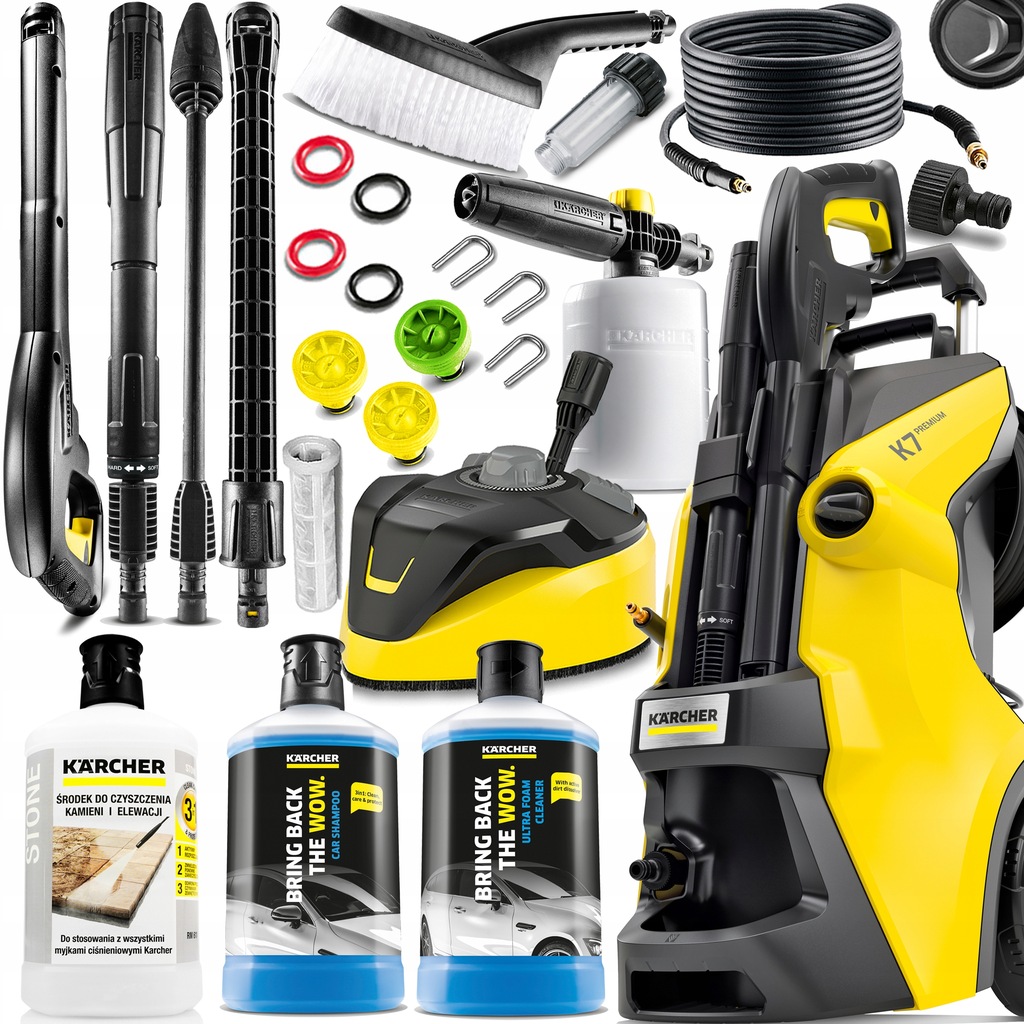 MYJKA CIŚNIENIOWA KARCHER K7 PREMIUM ZWIJAK ZESTAW - 12111729495 - oficjalne archiwum Allegro