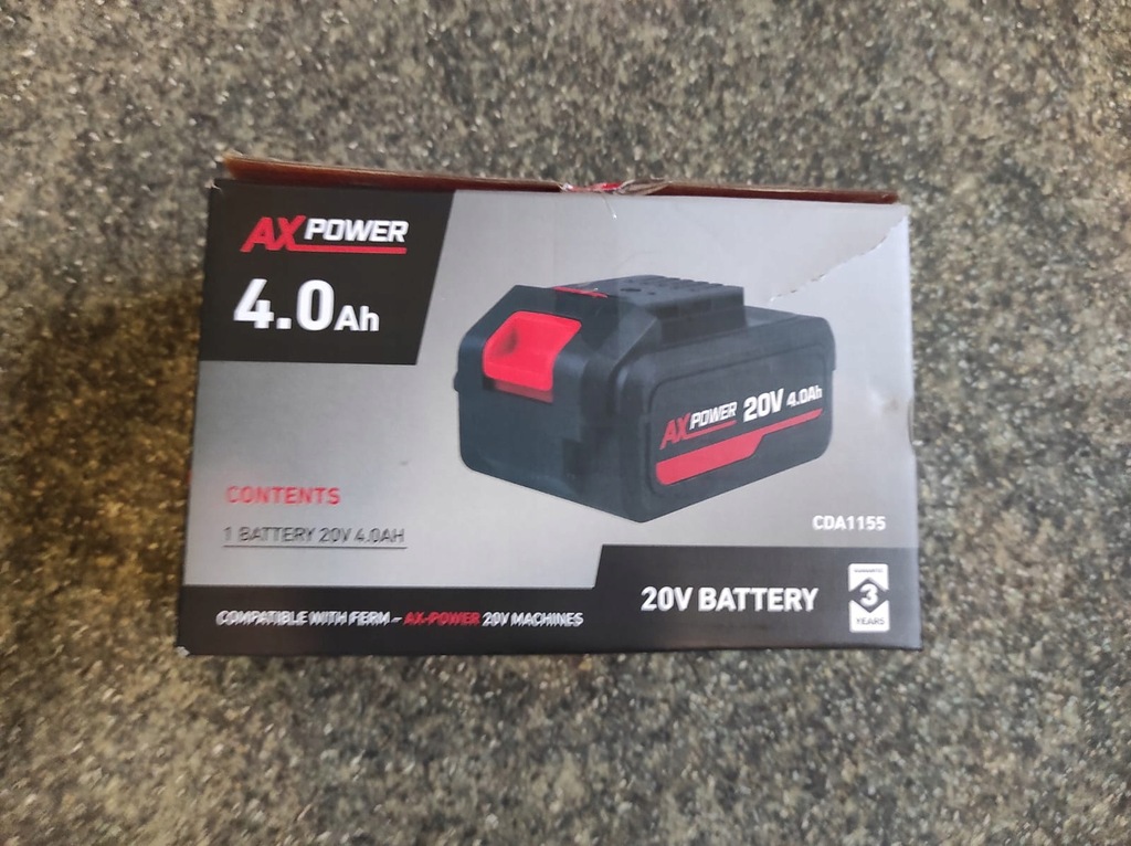 AXPower AX POWER 4.0AH 20V FERM 20 V 4 Ah NOWY !! - 13209457341 ...
