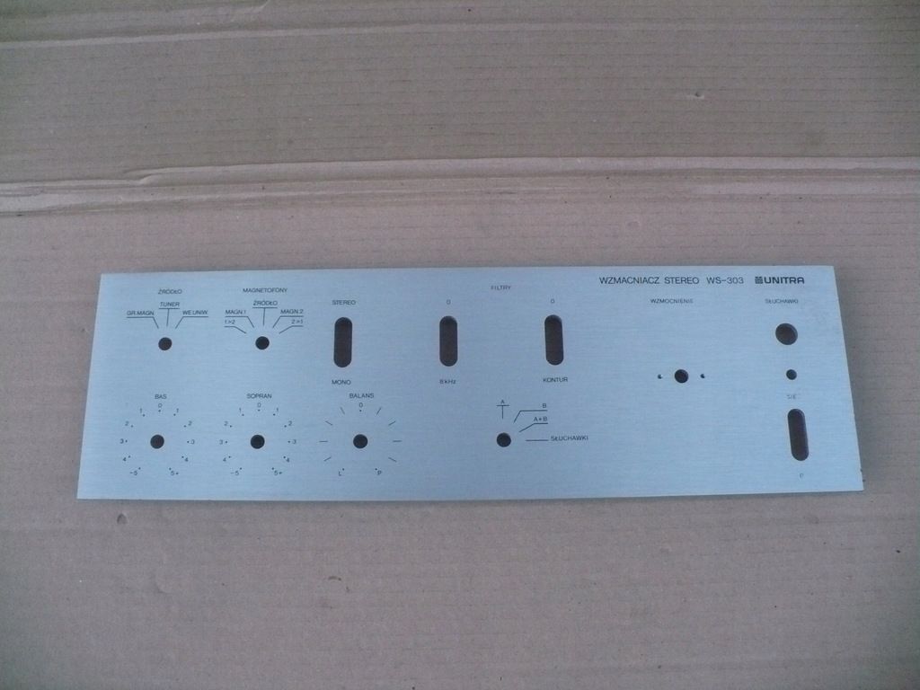 WZMACNIACZ WS 303 UNITRA FONICA - SREBRNY PANEL - 17127959951 - oficjalne archiwum Allegro