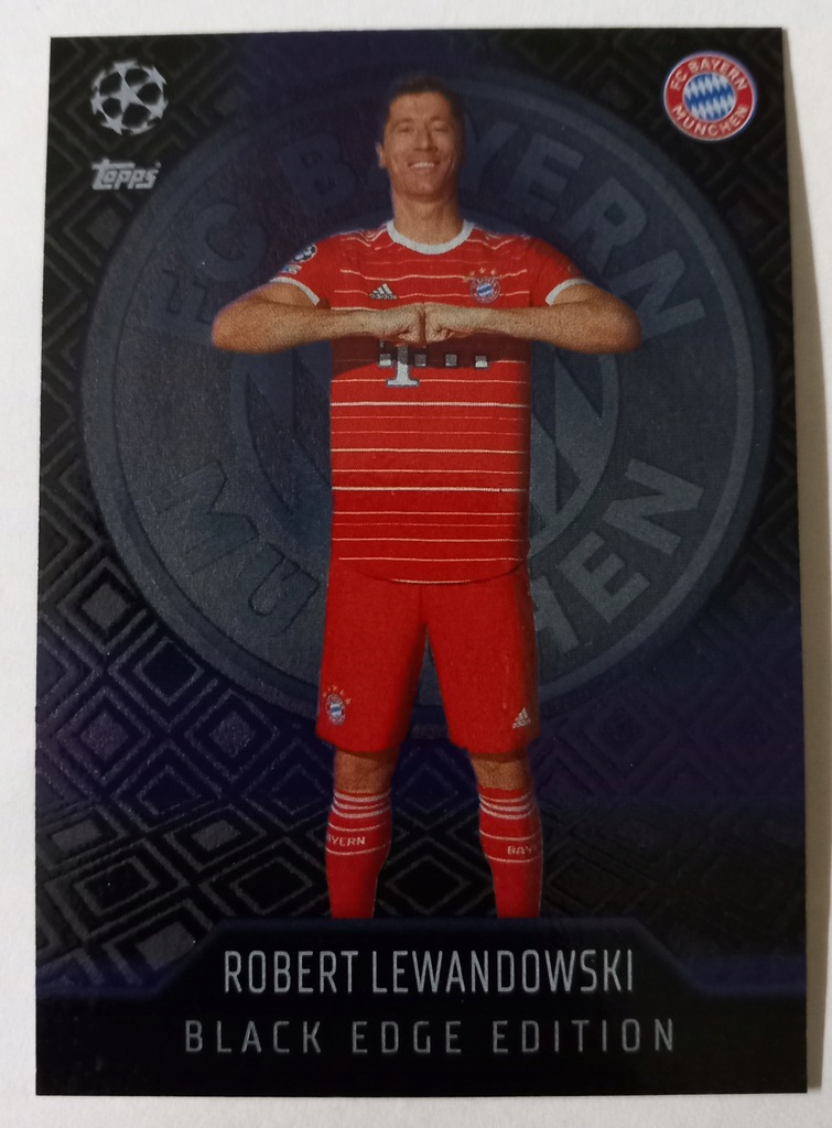MATCH ATTAX 2023 BLACK EDGE EDIT LEWANDOWSKI 467 - 12824944591 ...
