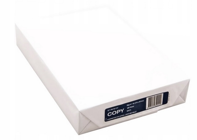 papier biurowy ksero A4 ryza 500 80g Symbio Copy - 12687295209 - oficjalne archiwum Allegro