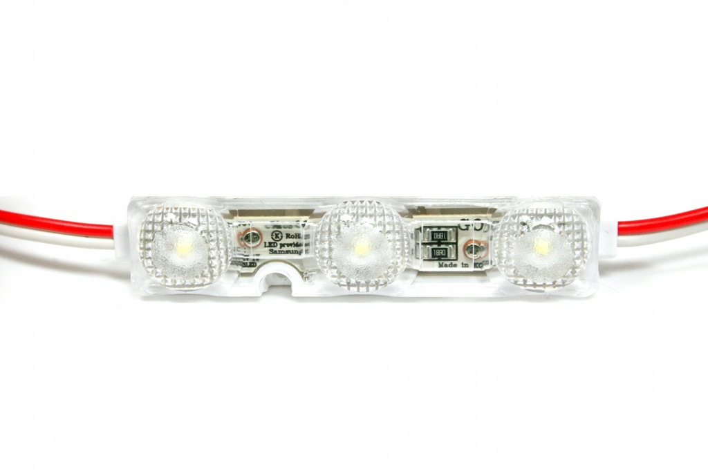 Moduł LED GOQ Samsung 3x LED IP68, 6500K PROMOCJA - 10507416216 ...