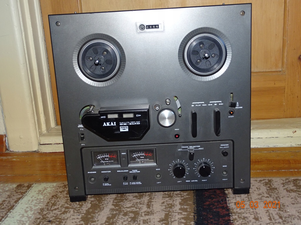 Magnetofon szpulowy AKAI GX-215D czarny - 10467915716 - oficjalne archiwum Allegro