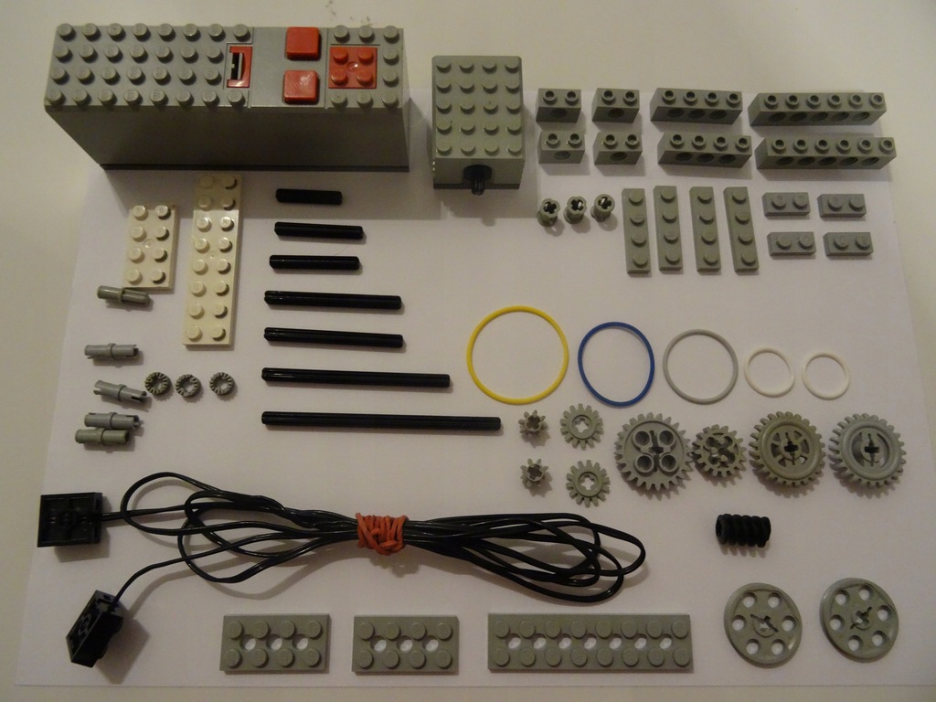 LEGO TECHNIC 8720 Motor Set 9v - 8021377510 - oficjalne archiwum Allegro