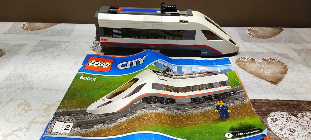 LEGO City 60051 Superszybki pociąg- Lokomotywa - 12845219944 ...