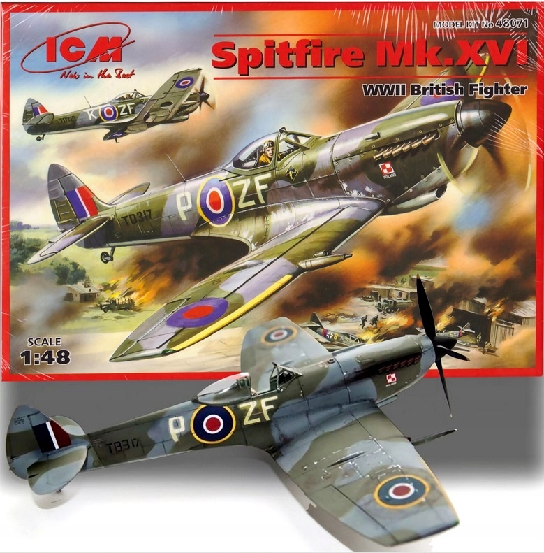 Купить ПЛАСТИКОВАЯ МОДЕЛЬ САМОЛЕТА SPITFIRE Mk.XVI, окрашенная...: отзывы, фото и характеристики ...