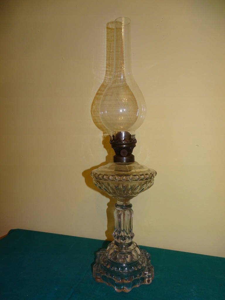 ANTYK SZKLANA SYG. LAMPA I KOMIN STAN BD - 14586994996 - oficjalne ...