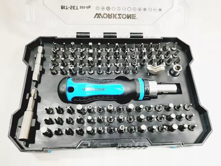 ZESTAW BITÓW OD WORKZONE Z WKRĘTAKIEM (105 EL.) - 12560532898 ...