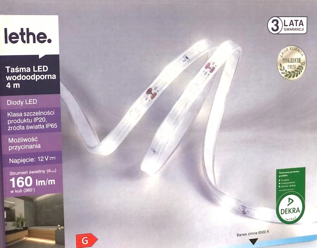 LETHE TAŚMA LED WODOODPORNA 4M HDL0710 - 12805203309 - oficjalne ...