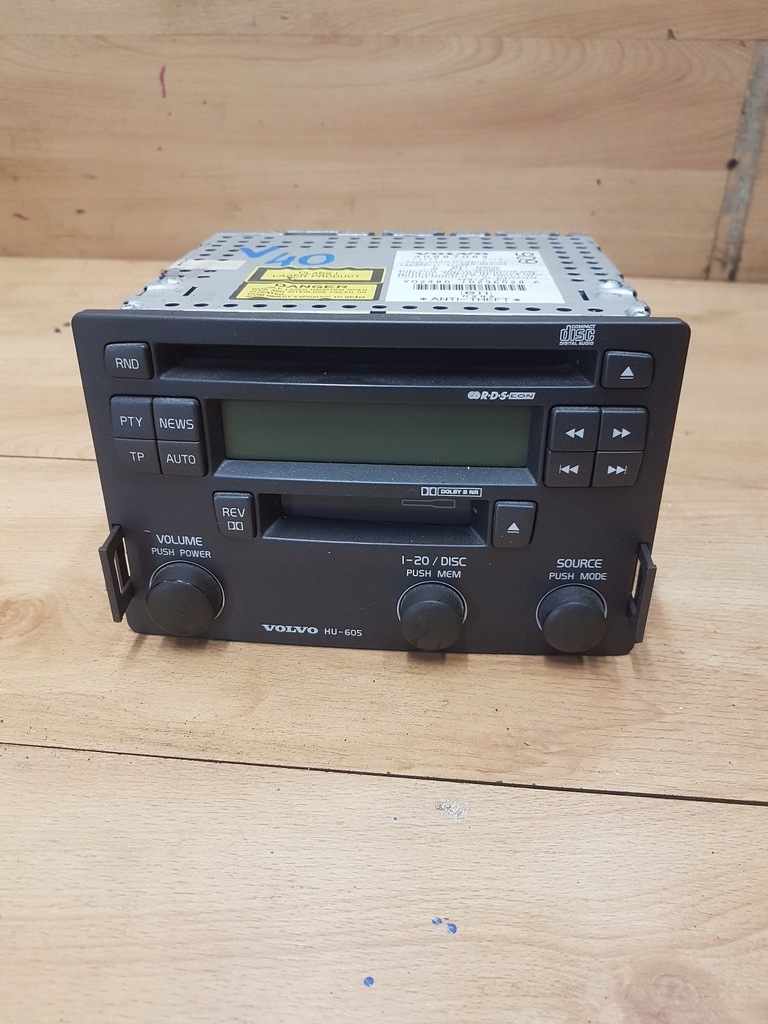 RADIO CD KASETA ORYGINALNE VOLVO V40 LIFT - 14613732661 - oficjalne ...