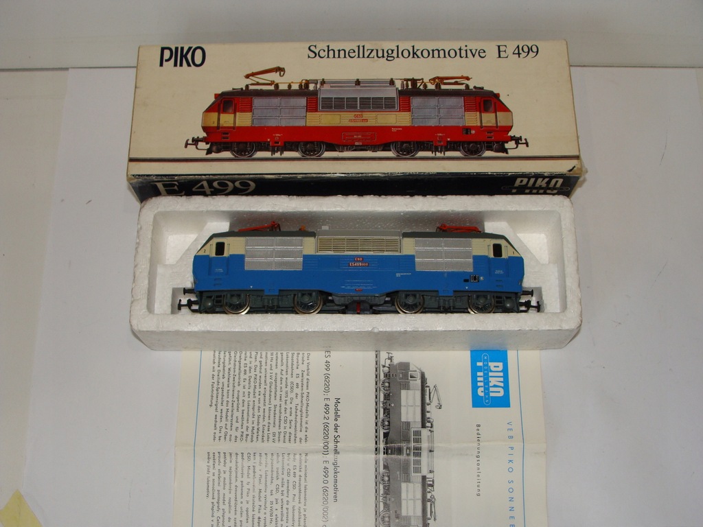 LOKOMOTYWA ELEKTROWÓZ CSD ES 499 - PIKO- H0 - 12894787281 - oficjalne ...