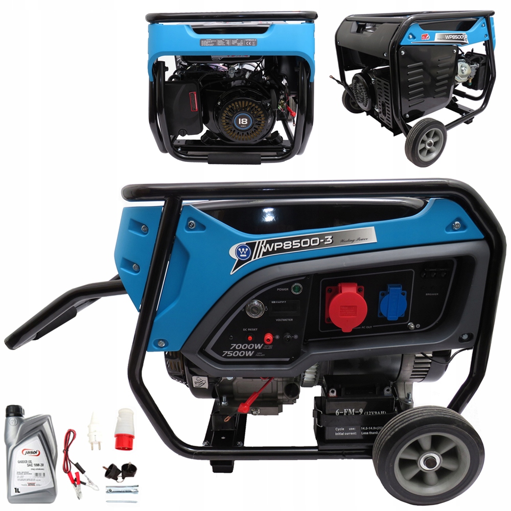 AGREGAT PRĄDOTWÓRCZY GENERATOR 380V 7500W AVR - 13014828760 - oficjalne archiwum Allegro