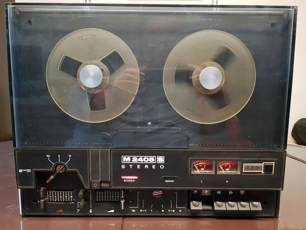 UNITRA M-2405S MAGNETOFON SZPULOWY z PRL - 10858937195 - oficjalne archiwum Allegro