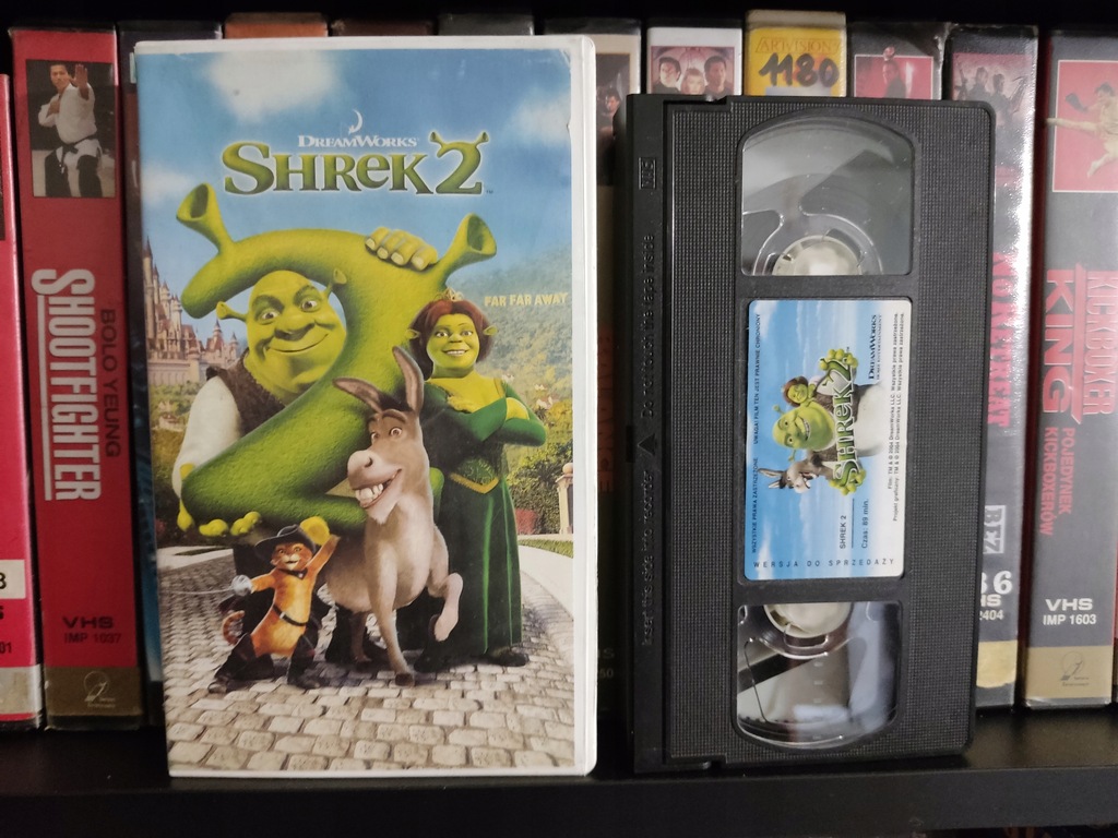 SHREK 2 ## kaseta VHS - 13553810754 - oficjalne archiwum Allegro