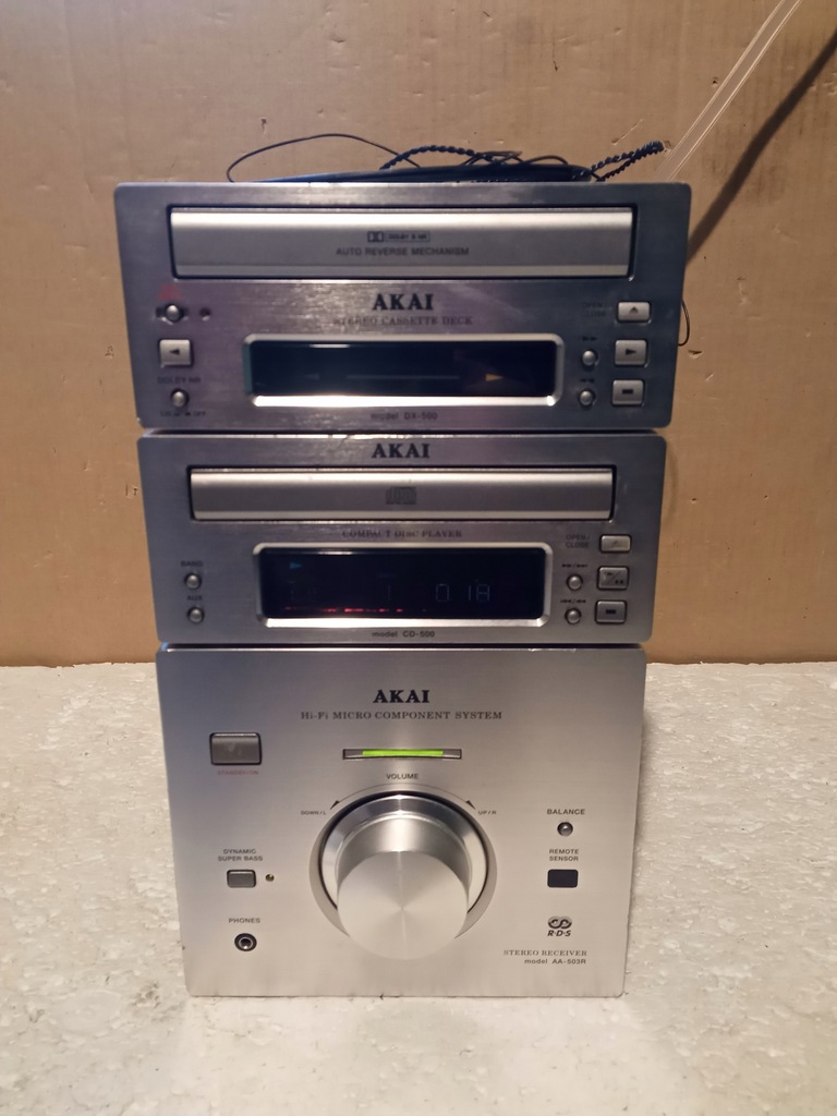 AKAI AA-503R + MD500 + CD500 - 14659074529 - oficjalne archiwum Allegro