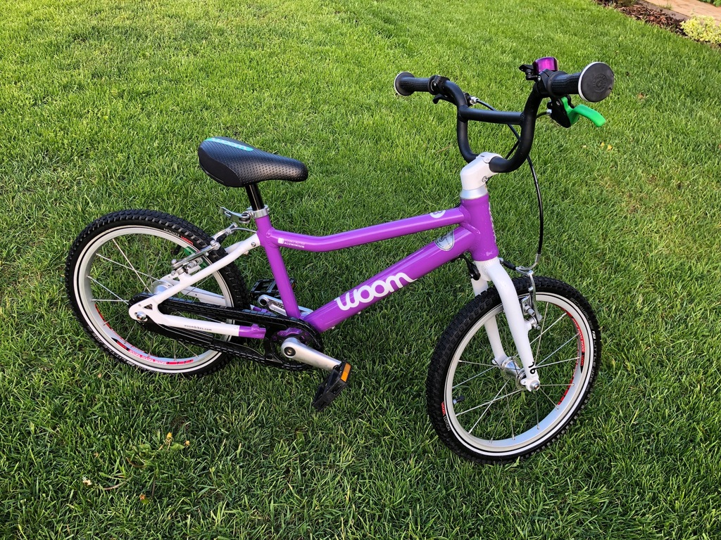 Rower dziecięcy Woom 3 fioletowy (stan b. dobry) - 12188923809 ...
