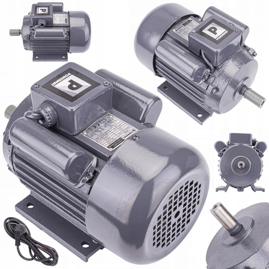 SILNIK ELEKTRYCZNY JEDNOFAZOWY 1,5KW 1400RPM 230V - 12491375854 - oficjalne archiwum Allegro