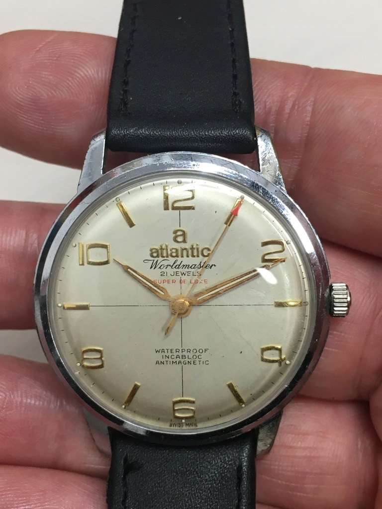 Zegarek Atlantic Worldmaster super deluxe 21 kam - 13471645951 ...