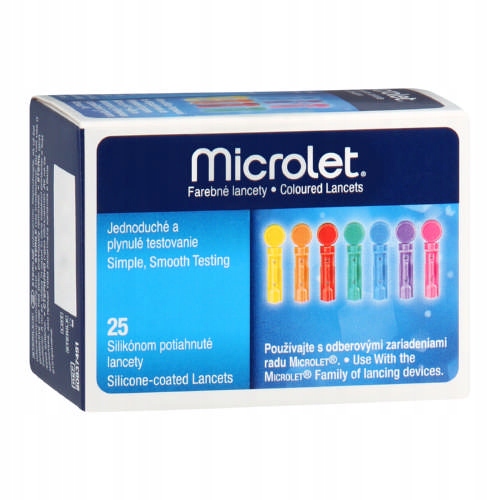 Bayer Microlet lancety 25 sztuk do CONTOUR PLUS - 11043208859 ...