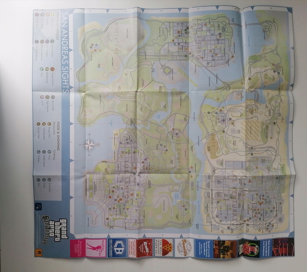 Купить GTA GRAND THEFT AUTO SAN ANDREAS + КАРТА PS2: отзывы, фото и ...