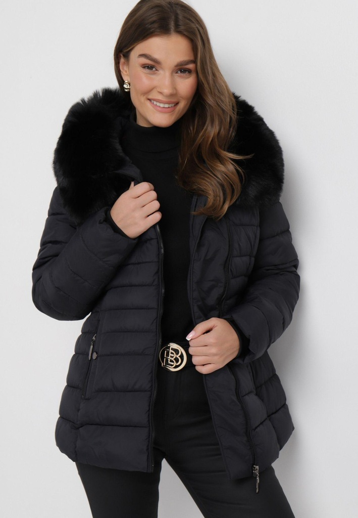 Born2Be Czarna Kurtka damska S Pikowane Zima - 14657898852 - oficjalne ...