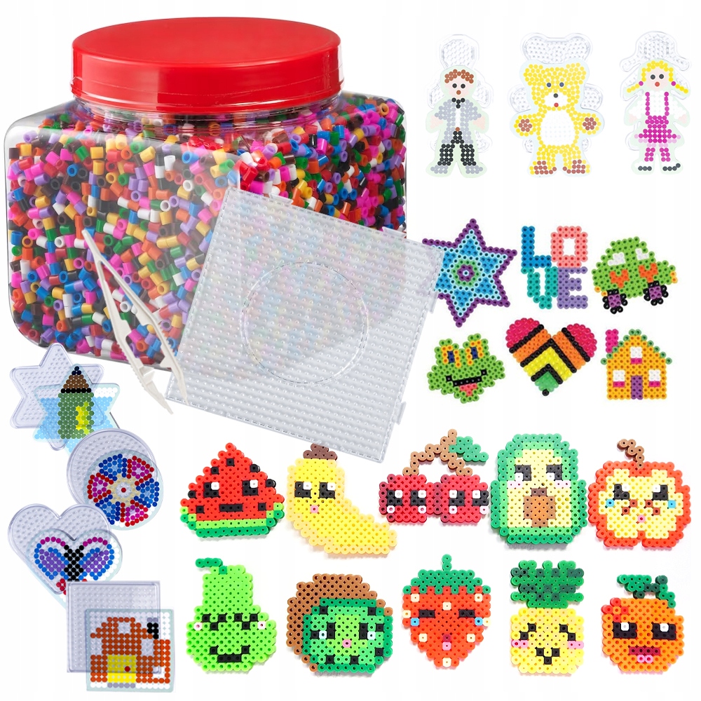 Koraliki Do Prasowania Pyssla IKEA Wzory Szablony - 12536584851 ...