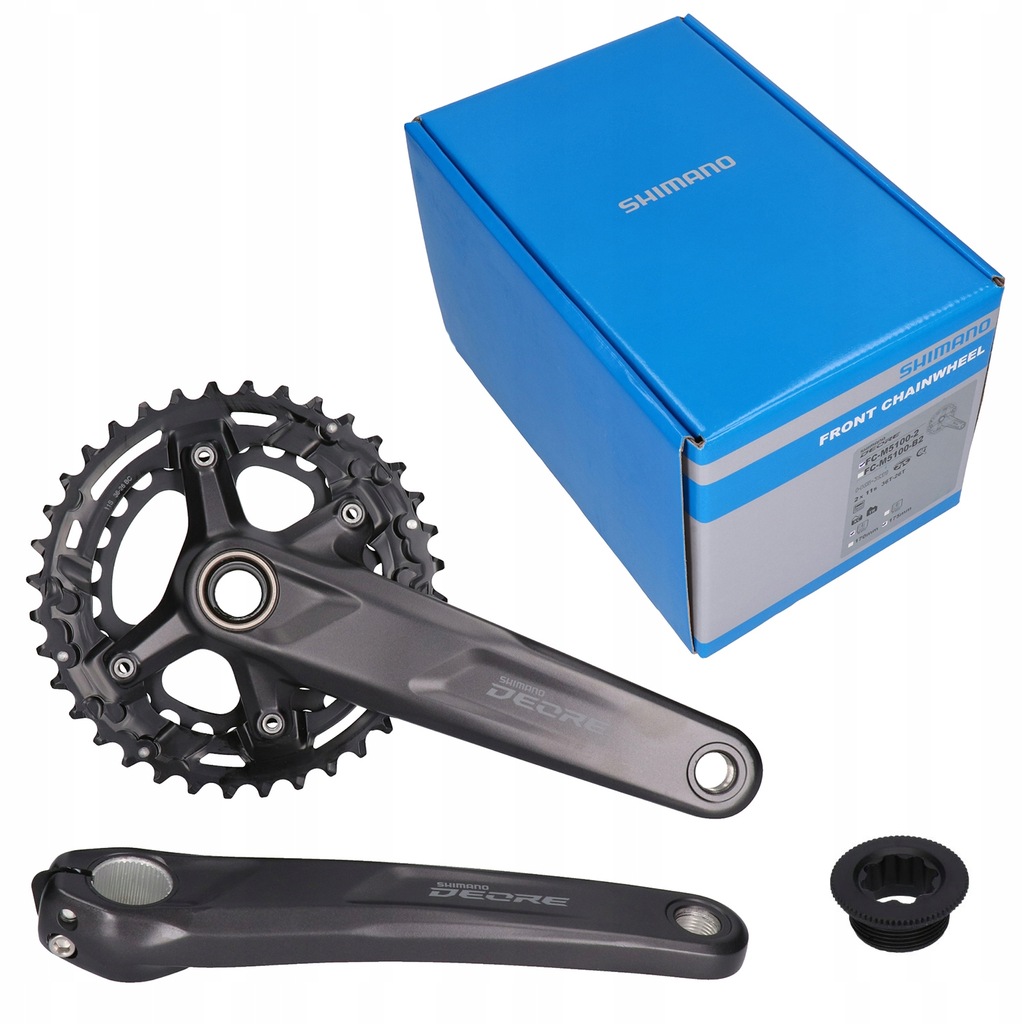 SHIMANO FC-M5100 Korba 11s Deore 36x26 - 12114950353 - oficjalne archiwum Allegro