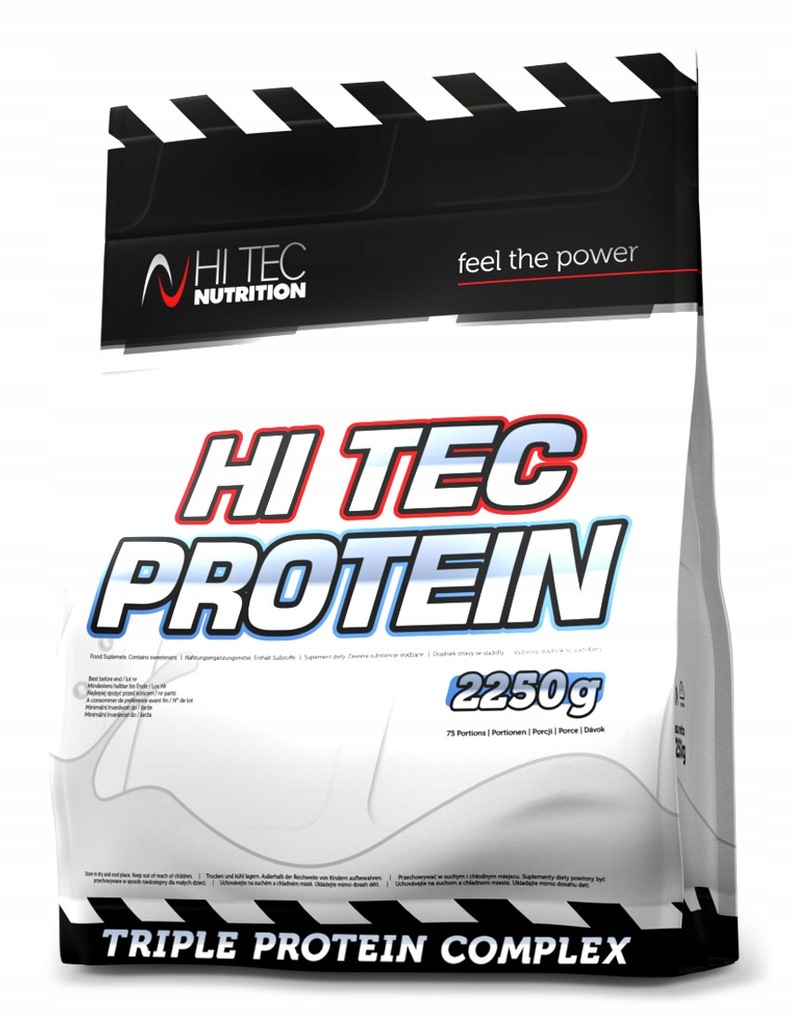 HI TEC PROTEIN 2250g BIAŁKO SERWATKOWE + KAZEINA - 9721064940 - oficjalne archiwum Allegro