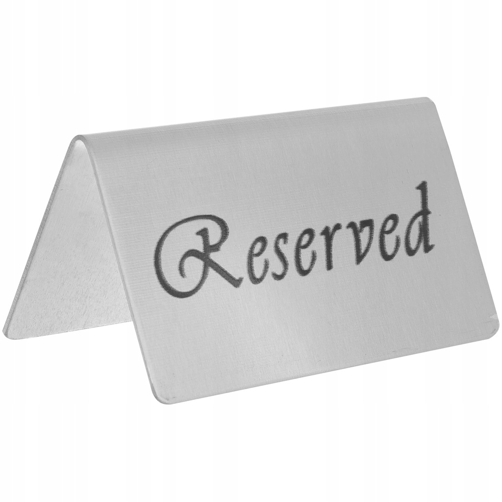 WEDDING SIGN METAL RESERVED TABLE SIGNS - 13654490640 - oficjalne ...