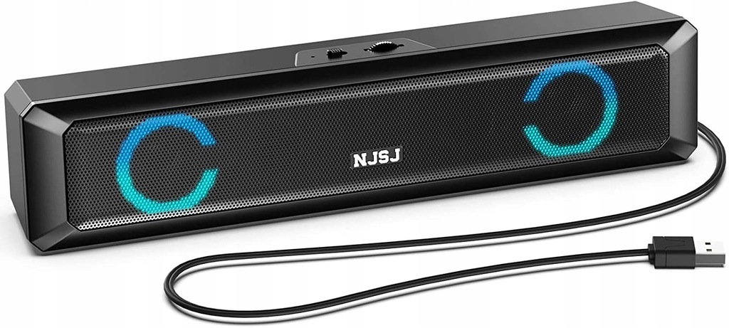 GŁOŚNIKI PRZEWODOWE NJSJ H138 2.0 USB LED RGB 6W - 13048521074 ...