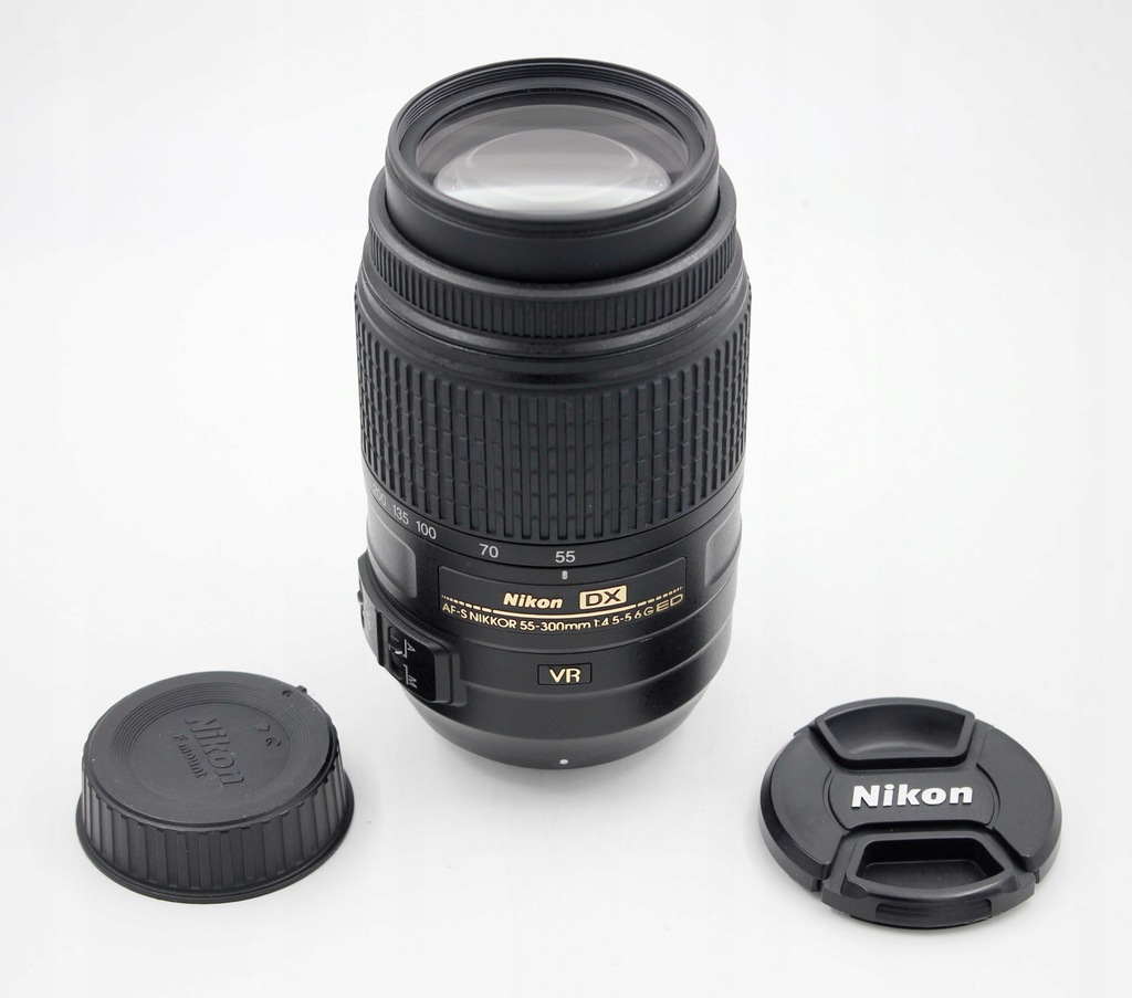 Nikkor DX AF-S 55-300mm f/4.5-5.6G ED VR - używany - 13468870447 - oficjalne archiwum Allegro