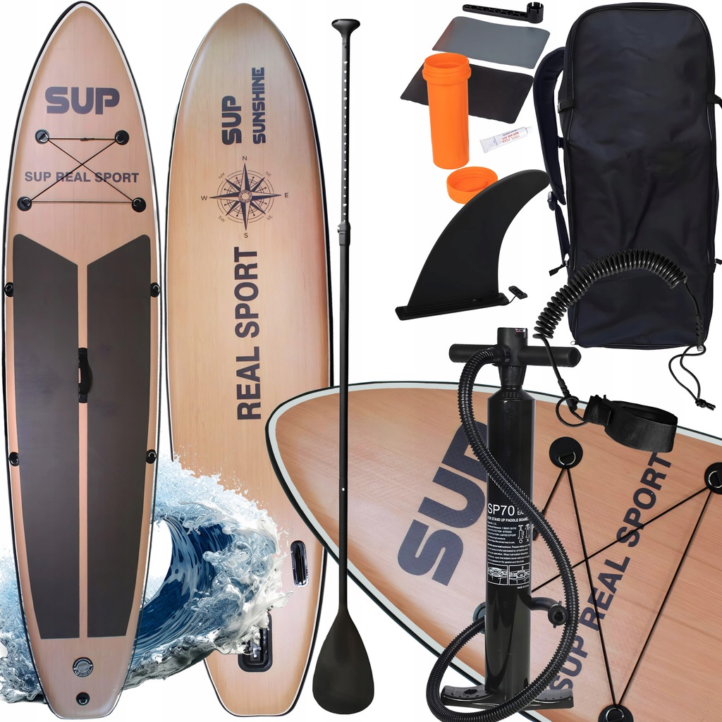 DESKA SUP do pływania pompowana paddle board 32'' dmuchana 350cm zestaw ...