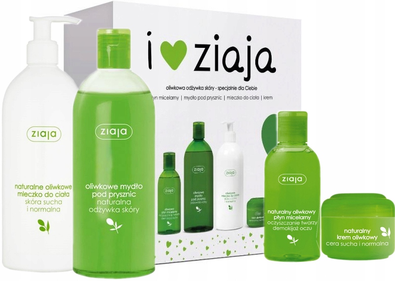 ZIAJA ZESTAW KOSMETYKÓW OLIWKOWY PREZENT ŚWIĘTA - 8684495946 ...