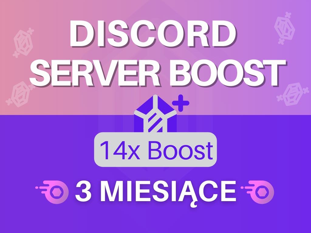 DISCORD nitro 14X SERVER BOOSTING (3 MIESIĄCE) BOOST - 16909879640 ...