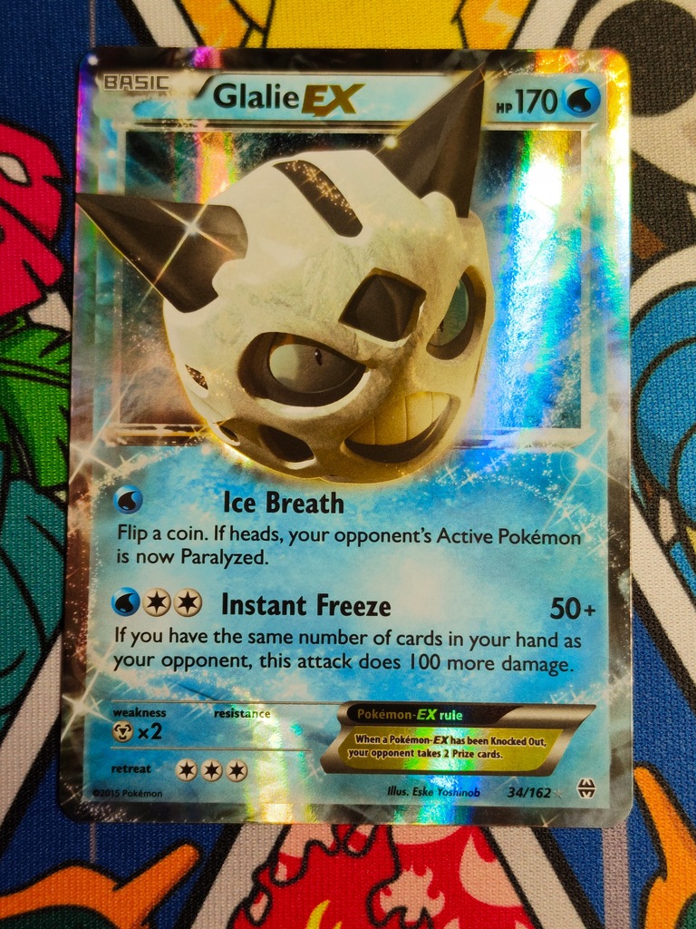 Karta Pokemon TCG Glalie EX (BKT 34) - 11612865862 - oficjalne archiwum ...
