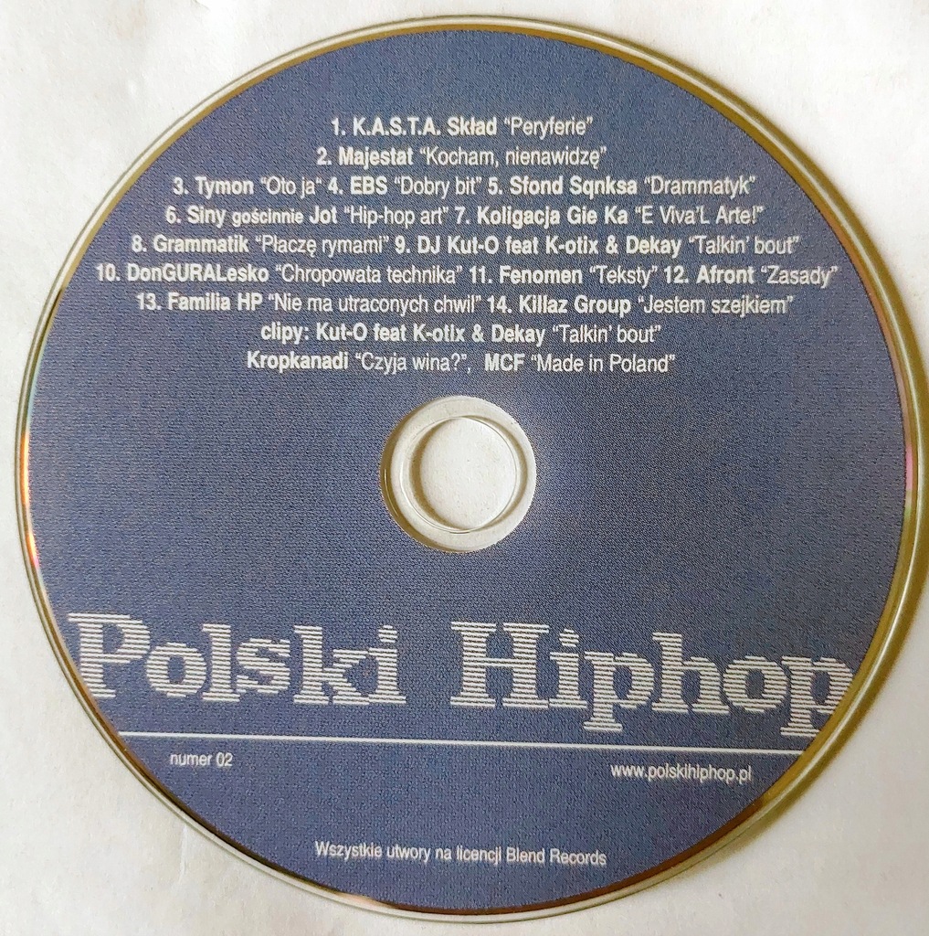 POLSKI HIPHOP - KOMERCYJNA SKŁADANKA | CD - 12606414029 - oficjalne ...