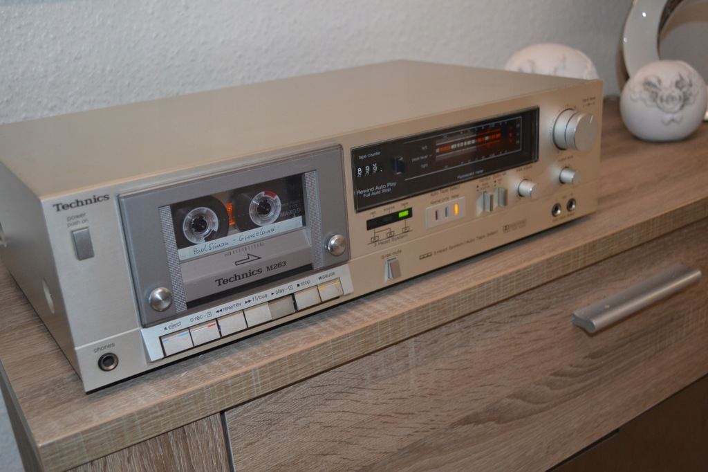 Купить Кассетный магнитофон Technics RS-M263, серебристый верх: отзывы ...